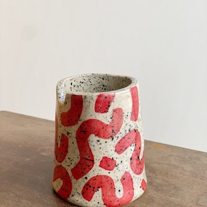 Handmade Colourful Stoneware Mate Cup / Modern Design Yerba Mate Gourd ...