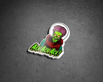 Mars Attacks Decal Sticker - Etsy