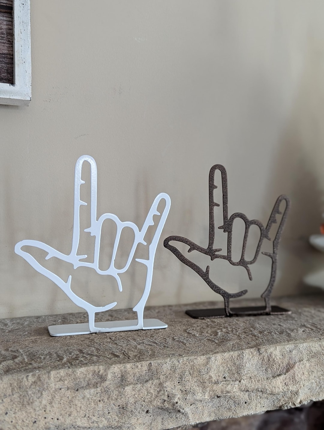 ASL I Love You Freestanding | ASL Desk | Sign Language Desk | I Love ...