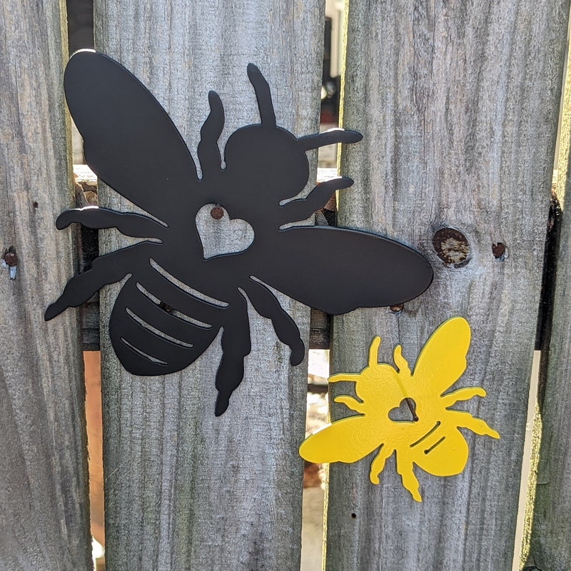 Metal Bee Sign - Etsy