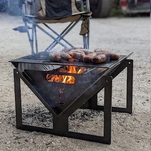 Collapsible Fire Pit | Folding Fire Pit | Portable Grill | Portable ...