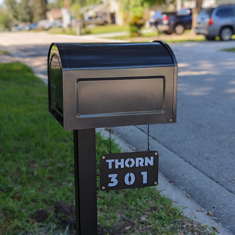 Mailbox Address Plate - Etsy