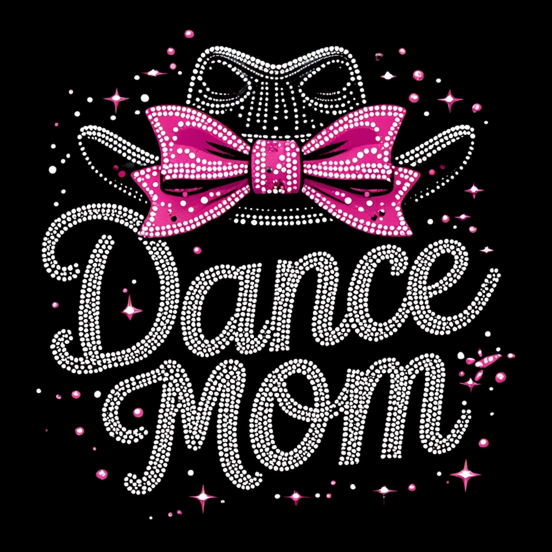 Dance Mom Rhinestone Coquette SVG, Digital Sublimation PNG, Dance Mom ...