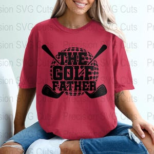 The Golf Father SVG, Digital Print, Golf Lover Wall Art, Funny Golf ...