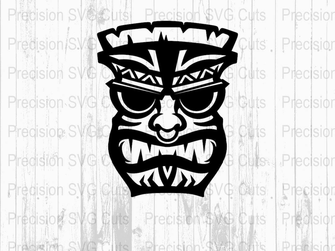 Tiki Mask SVG, Tribal Polynesian Mask Design, Digital Download, PNG ...