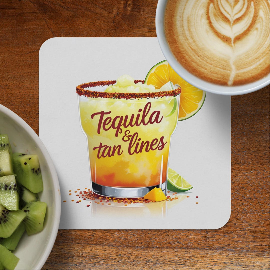 Tequila Tan Lines Clipart, Fun Cocktail PNG, Summer Drink Sublimation ...