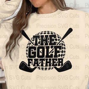 The Golf Father SVG, Digital Print, Golf Lover Wall Art, Funny Golf ...