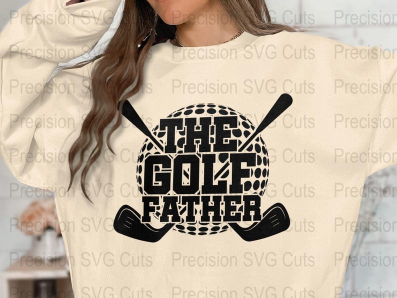 The Golf Father SVG, Digital Print, Golf Lover Wall Art, Funny Golf ...