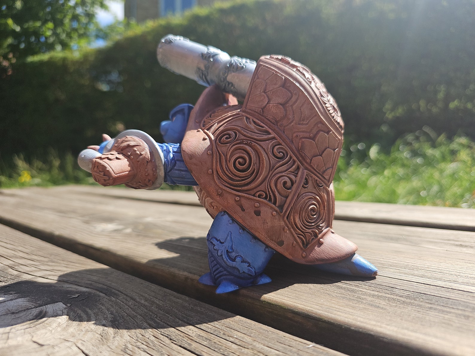 3D Printed, Hand-painted Ornamental Mega Blastoise - Etsy