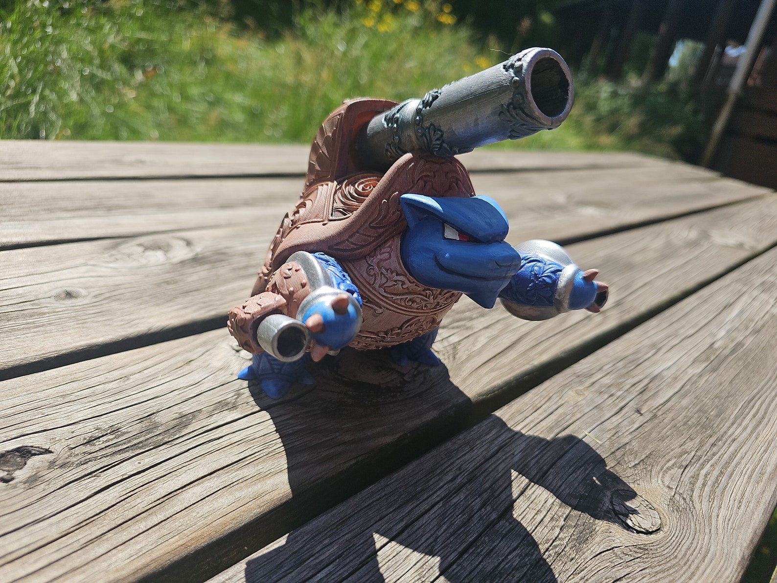 3D Printed, Hand-painted Ornamental Mega Blastoise - Etsy