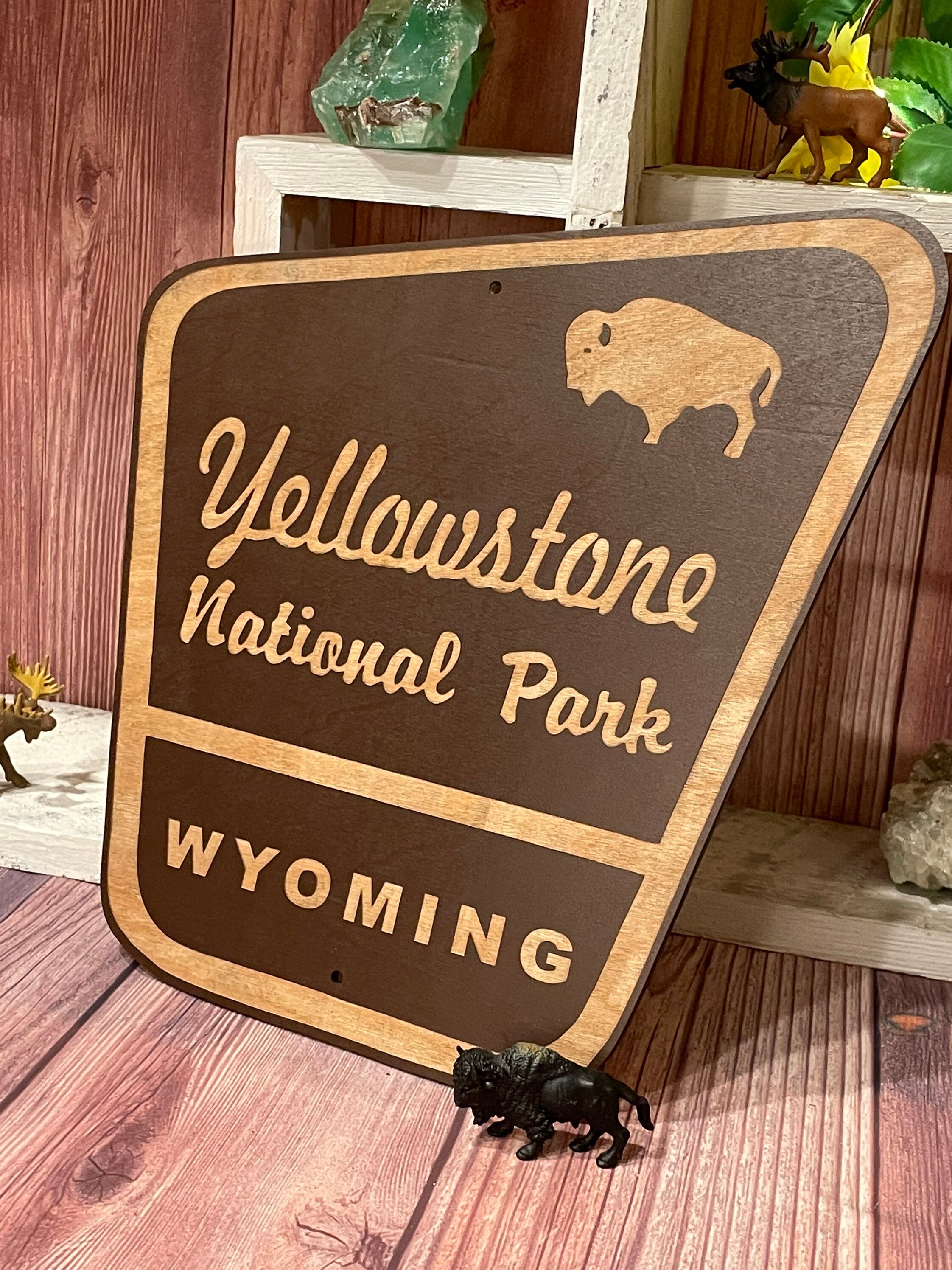 National Park Signsglacier Yellowstone Grand Teton Zion - Etsy