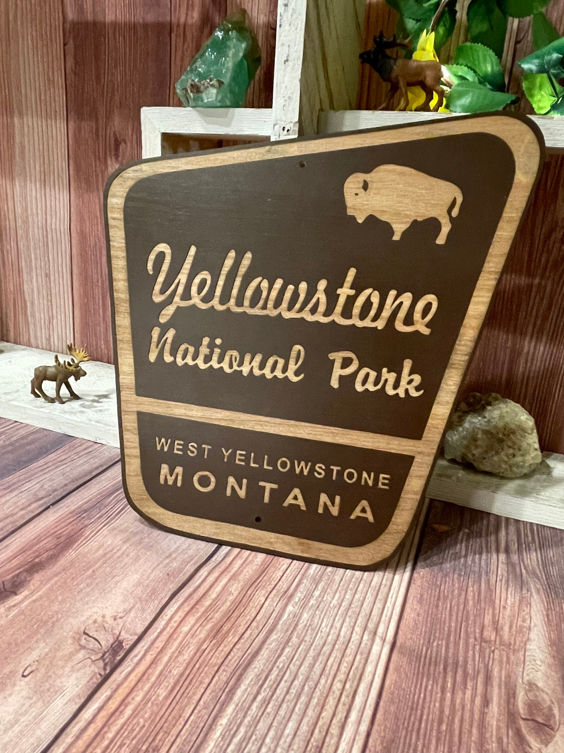 National Park Signsglacier Yellowstone Grand Teton Zion - Etsy