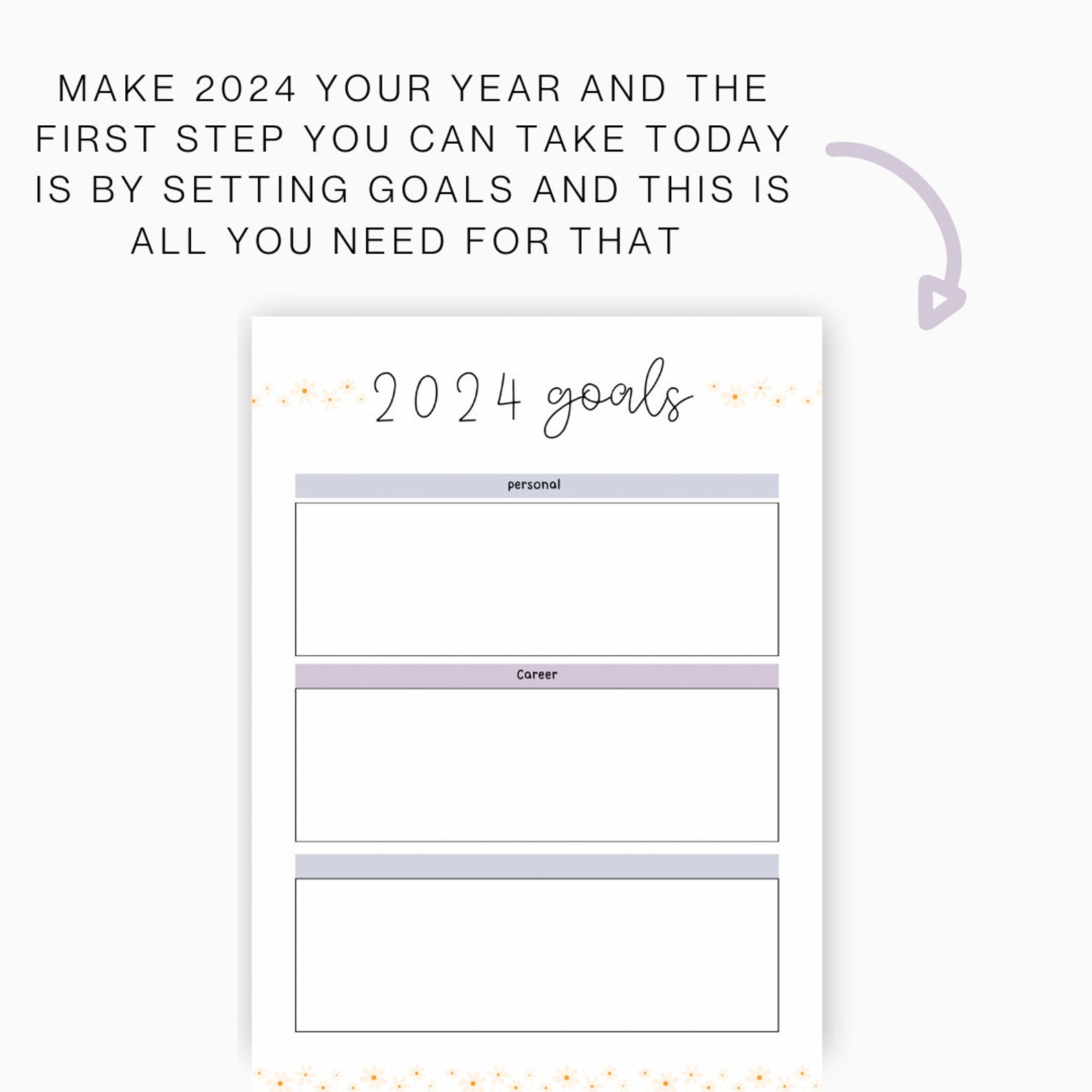 2024 Goals, Printable Vision Board, 2024 Dream Life Plans, Life Reset ...