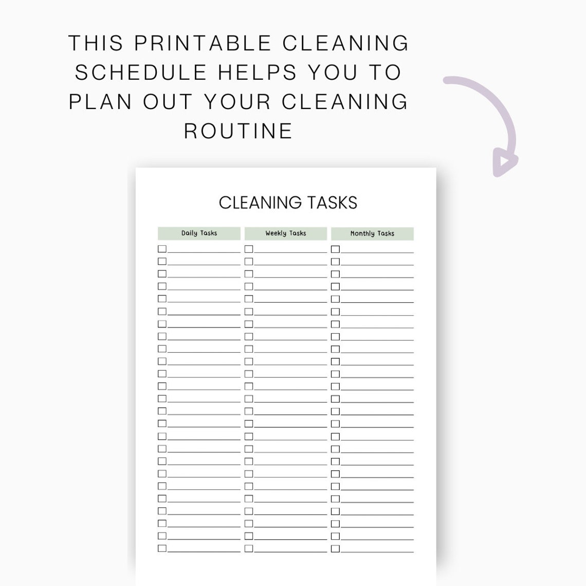 Cleaning Checklist, Editable Cleaning Routine Planner, Daily Cleaning, Weekly Cleaning, Mom ...