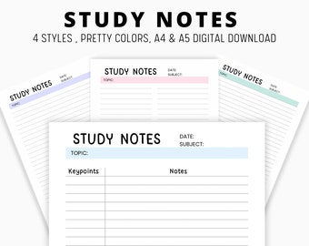 Study Planner Aesthetic - Etsy
