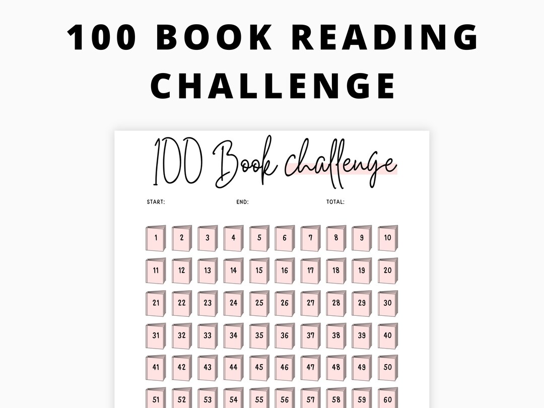 100 Book Challenge, Reading Challenge, 100 Books to Read, Booktok ...