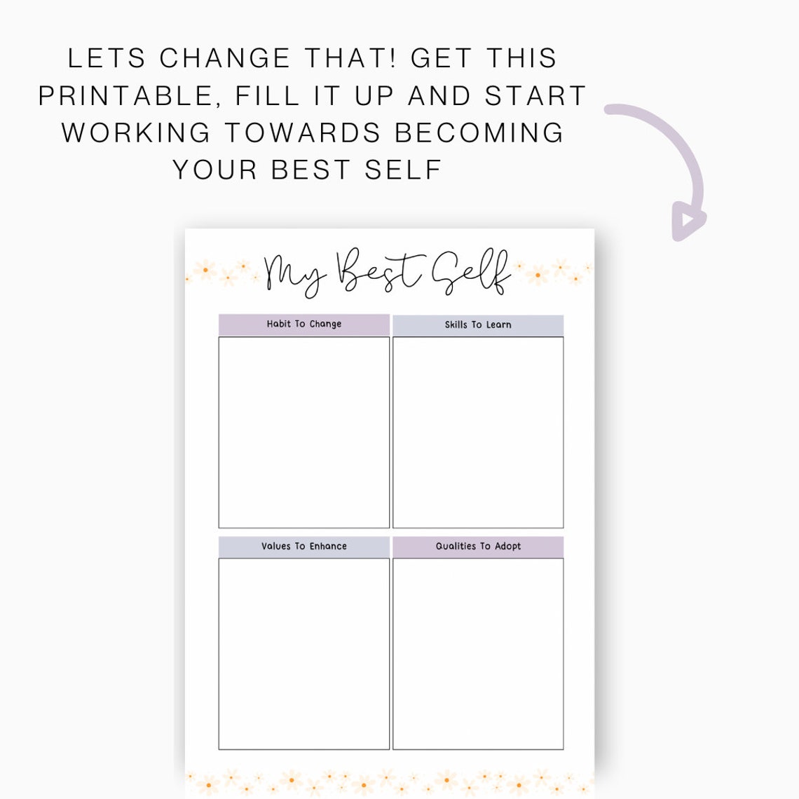 Life Reset Template, Life Goals Planner, Vision Board Template, Dream ...