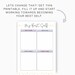 Life Reset Template, Life Goals Planner, Vision Board Template, Dream ...
