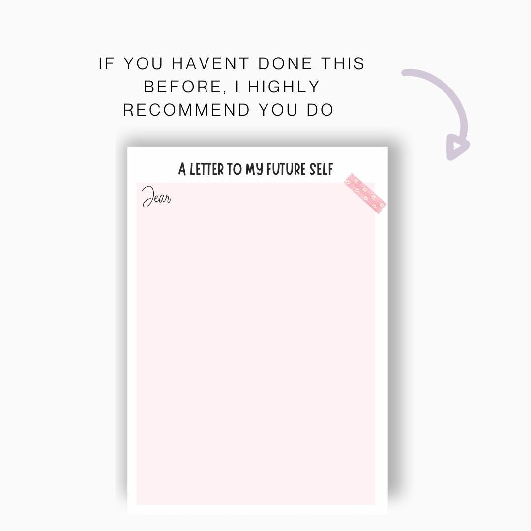 Letter to Future Self, Manifesting Letter, Dear Future Me, Goal Setting ...