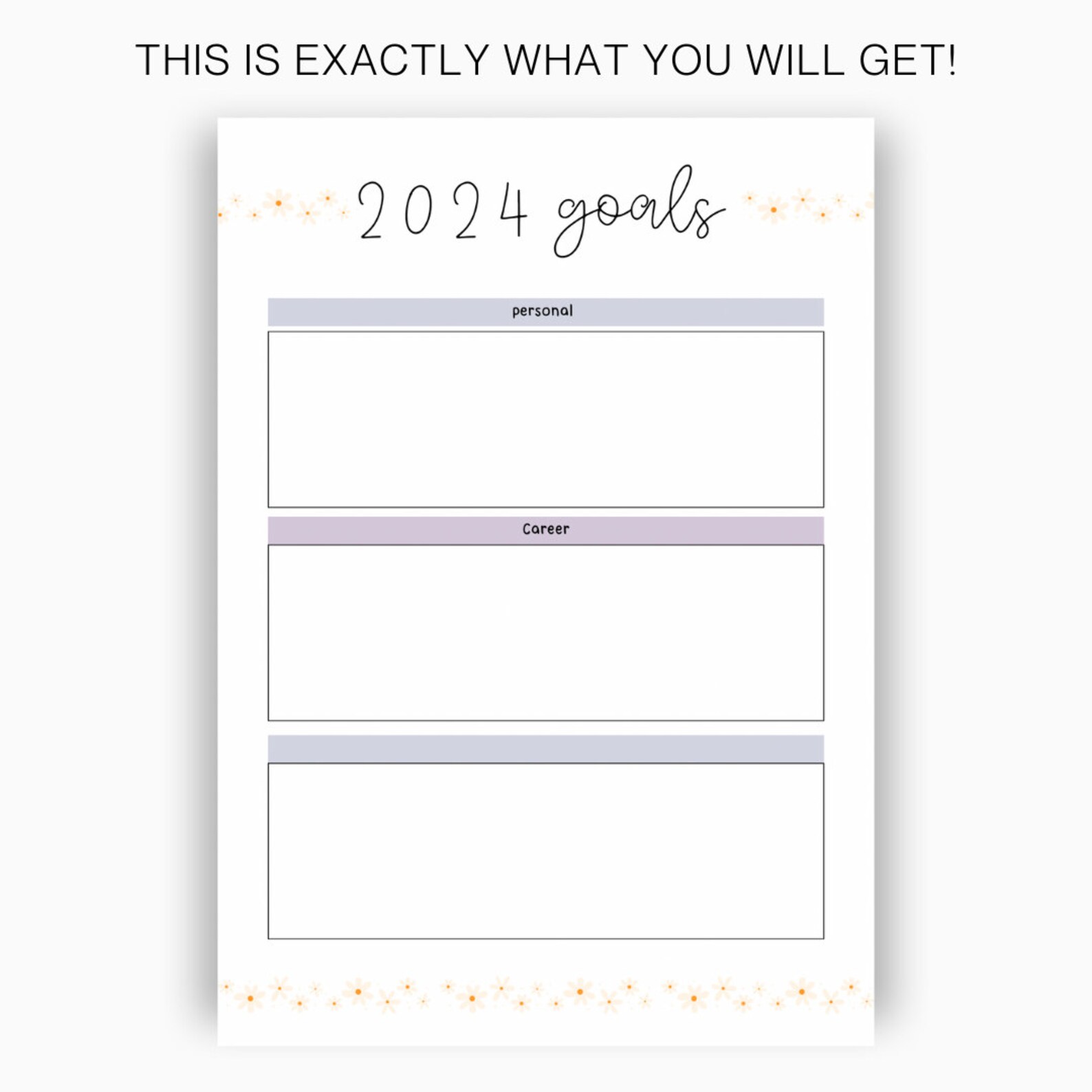 2024 Goals, Printable Vision Board, 2024 Dream Life Plans, Life Reset ...