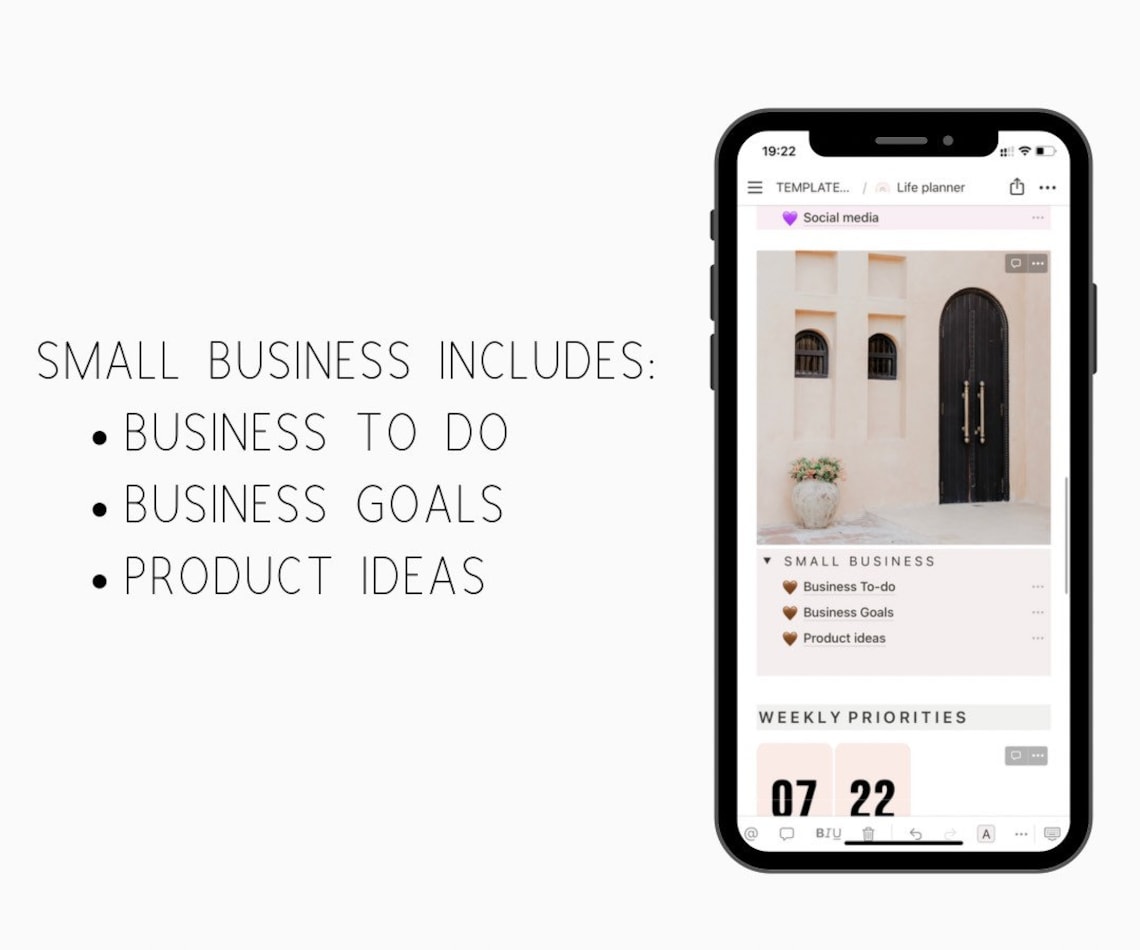 Notion, Notion Template, Personal Planner Notion Template, All in One ...