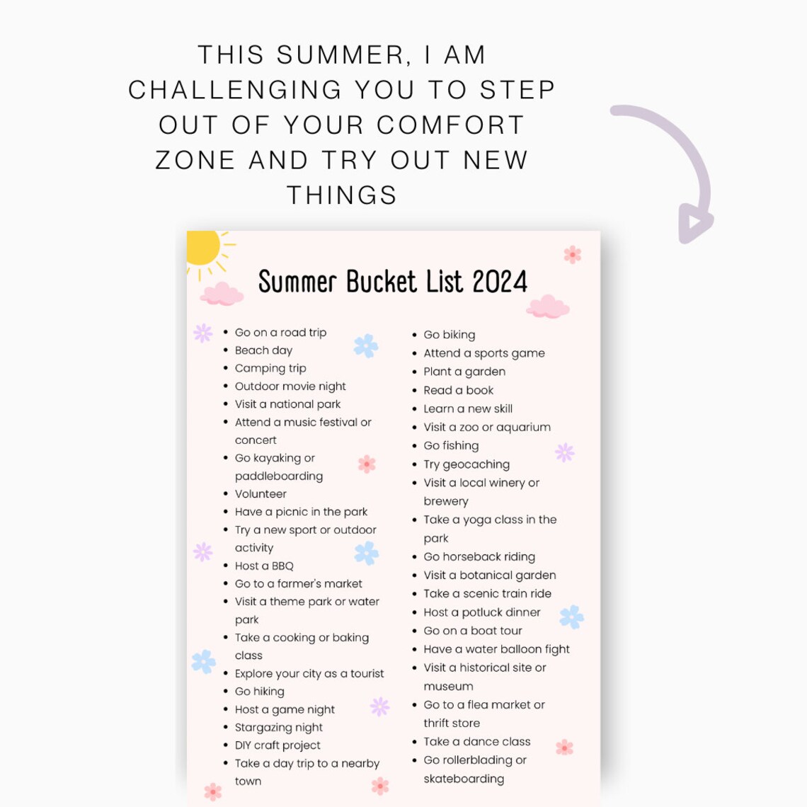 Summer Bucket List, Ultimate Summer Plan, Summer Break, Adventure List ...