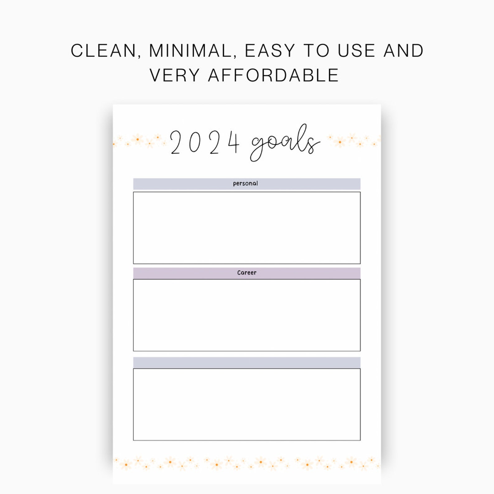 2024 Goals, Printable Vision Board, 2024 Dream Life Plans, Life Reset ...