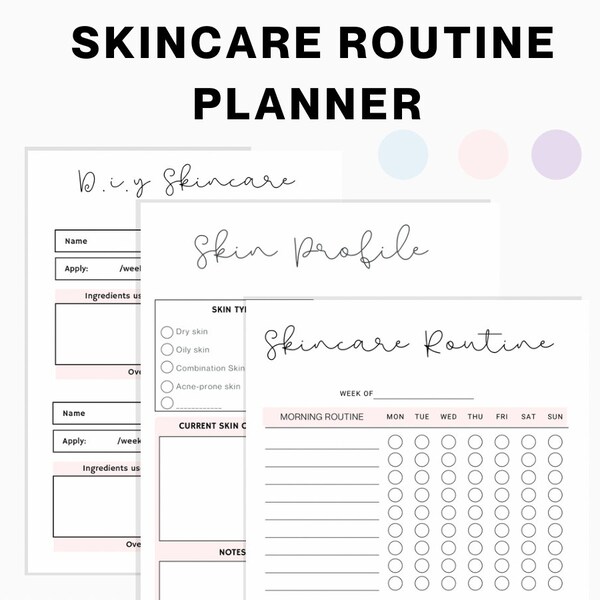 Skin Care Routine - Etsy