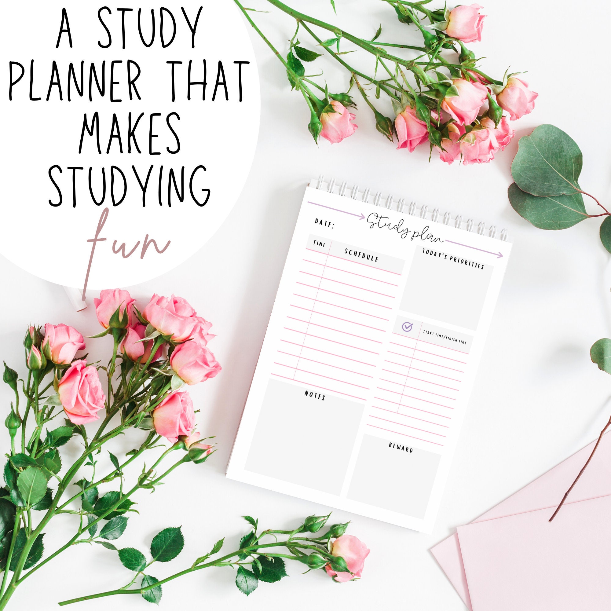 Study Plan, Study Planner, Study Planner Templates, Study Schedule ...