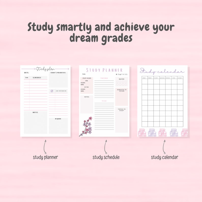 Student Planner 2021 Student Planner Study Planner College - Etsy