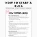 How to Start a Blog Guide, Setting up a Blog, Blog Seo, How to Make ...