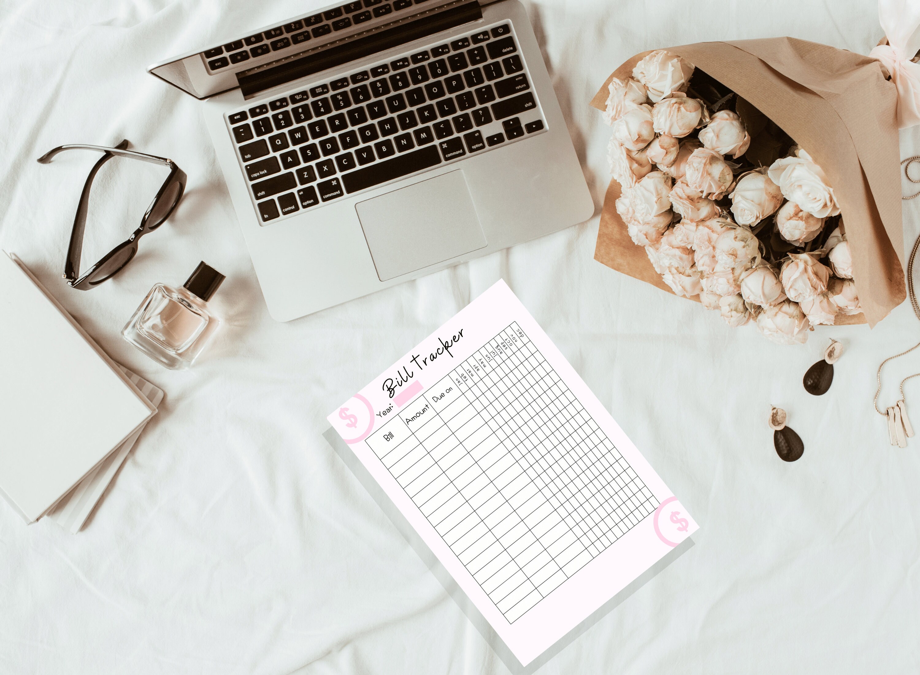 Bill Tracker Printable With Monthly Bill Tracker and Yearly Bill ...