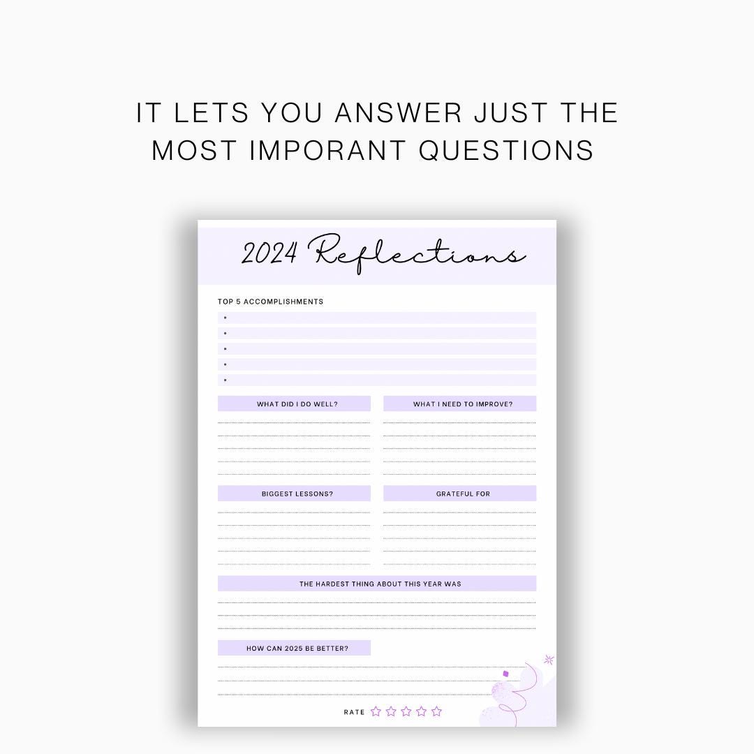 2024 End of Year Reflection, 2024 Year in Review, 2024 Reflection and ...