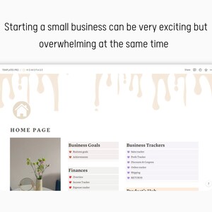 Small Business Notion Template, Notion Planner, Notion Template ...