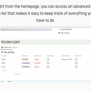 College Student Notion Template Academic Planner Notion - Etsy