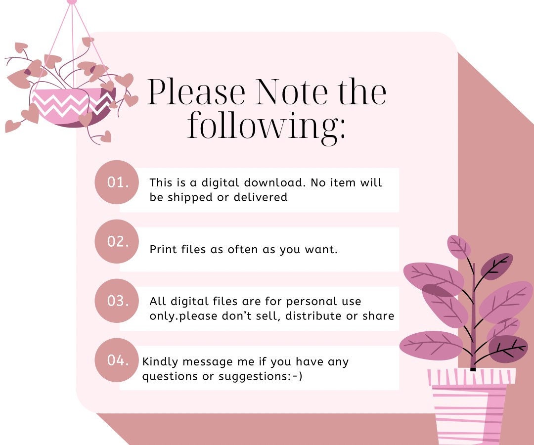 Monthly Calendar , Pink Monthly Calendar, Monthly Planner Printable ...