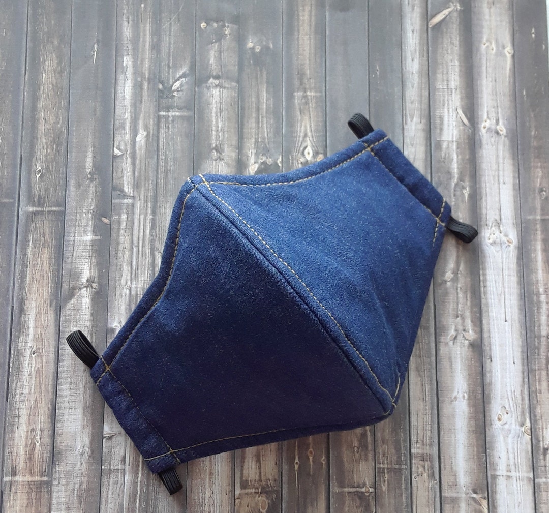 Denim Mask Washable Face Mask Sewing Face Mask Reusable - Etsy