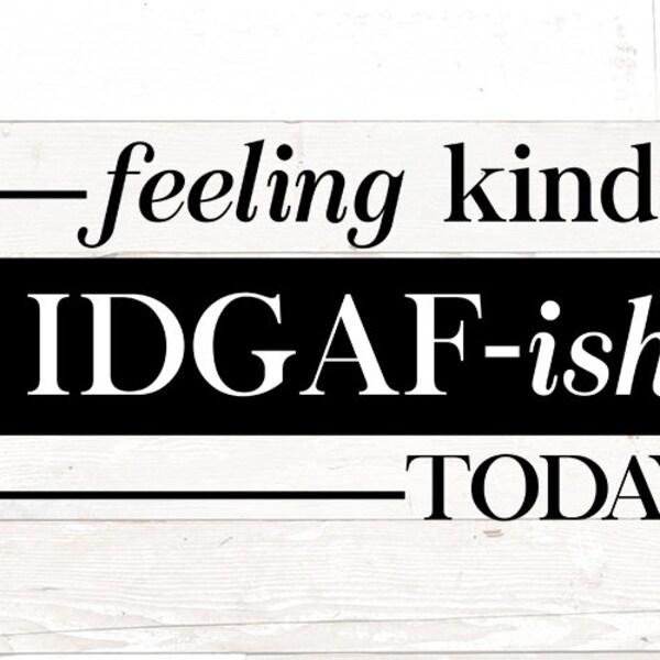 Idgaf Ish Svg - Etsy