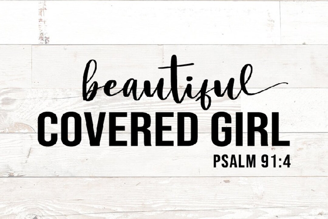 Beautiful Covered Girl Svg, Religious SVG, Covered Girl SVG, Religious ...