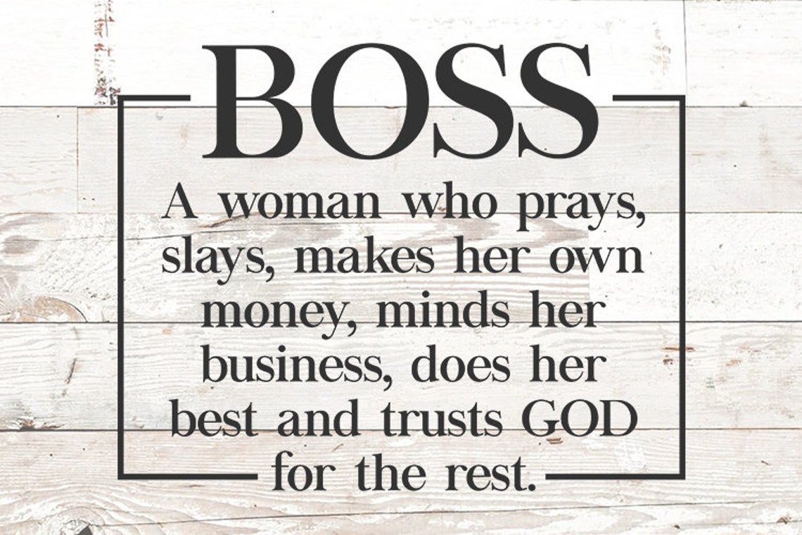 Boss Definition SVG Cut File Boss Babe Svg Woman | Etsy