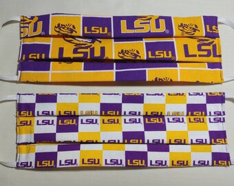 Lsu Tigers Face Mask - Etsy