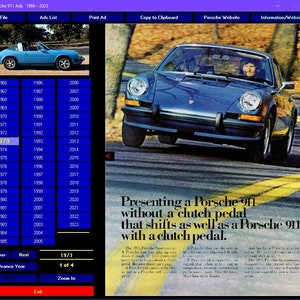 Porsche 911 Ads - From the Beginning 1966 - 2023 - Etsy