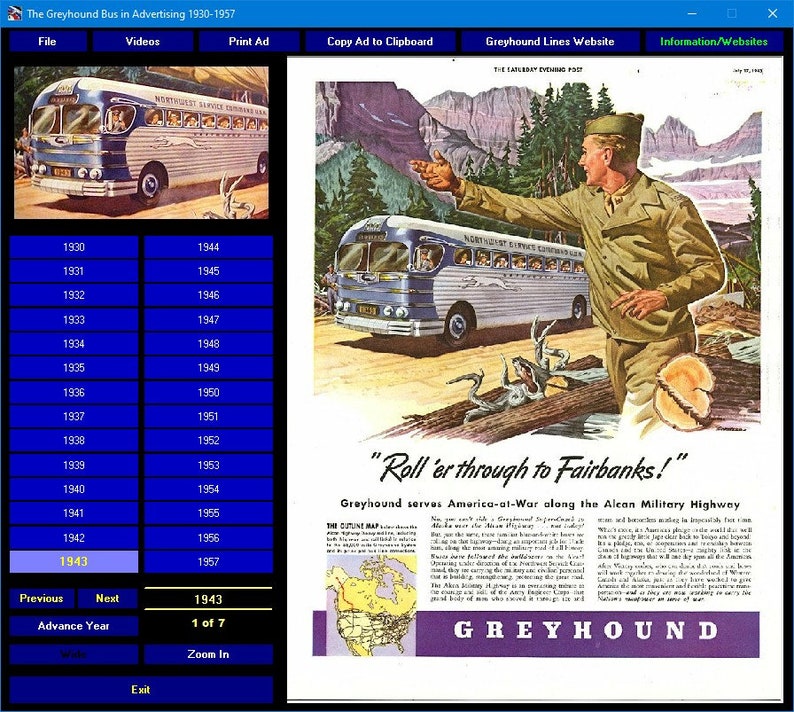 The Greyhound Bus in Advertising 1930 - 1957 - Etsy