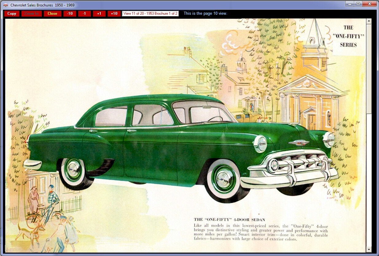Chevrolet Sales Brochures 1950 -1969 - Etsy