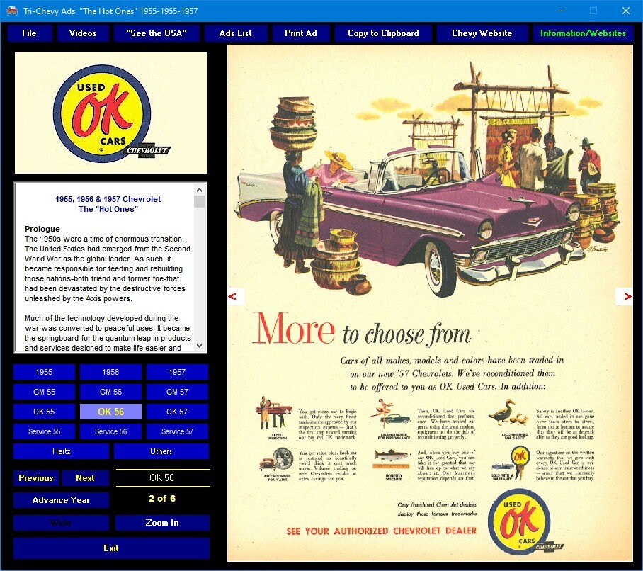 Tri-chevy Ads - the Marketing of the "hot Ones" 1955 - 1956 - 1957 - Etsy