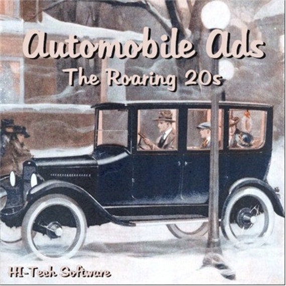 Automobile Ads The Roaring 20s. | Etsy