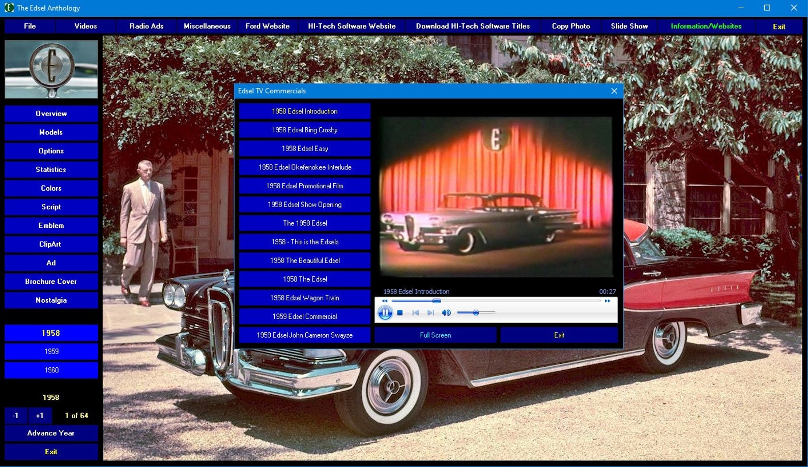 The Edsel Anthology 1958 1959 1960 - Etsy