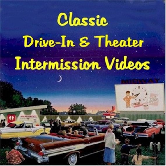 Classic Drive-in Theatre Intermission Videos | Etsy
