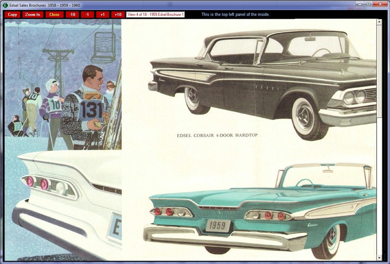 Edsel Sales Brochures 1958 -1959 - 1960 - Etsy