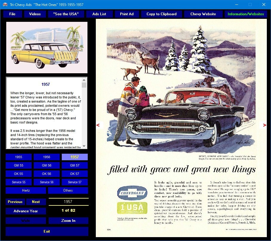 Tri-chevy Ads - the Marketing of the "hot Ones" 1955 - 1956 - 1957 - Etsy